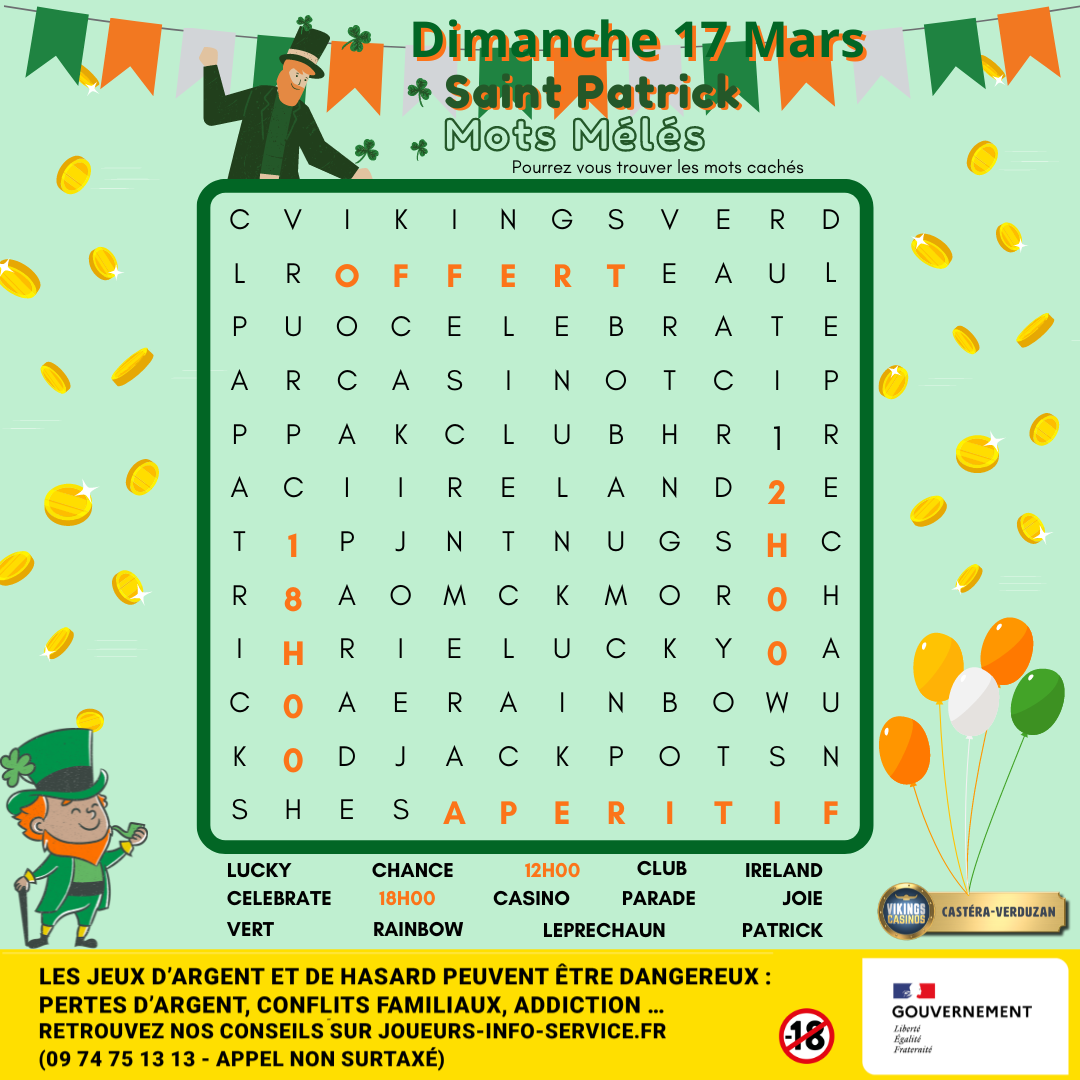 SAINT PATRICK | Casino de Castera-Verduzan